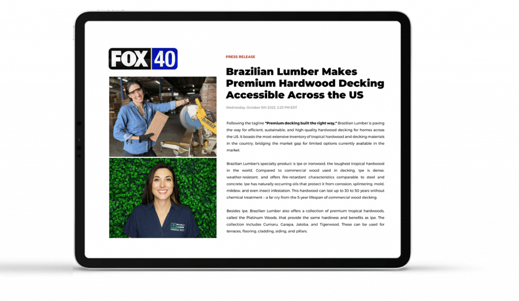 PRESS / MEDIA » Brazilian Lumber