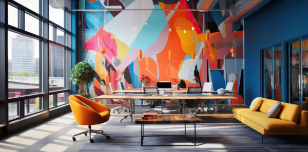 Vinyl Walls in the Workplace: 10 Amazing Ideas + Benefits