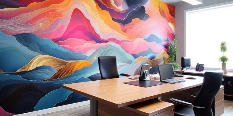 Vinyl Walls in the Workplace: 10 Amazing Ideas + Benefits