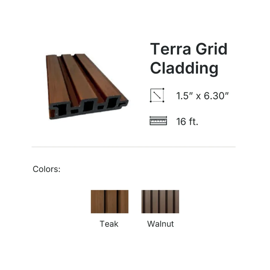 Deckotech Terra Grid Cladding 2x7